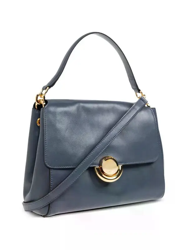 Furla Domus Round-hardware Tote Bag - Blue