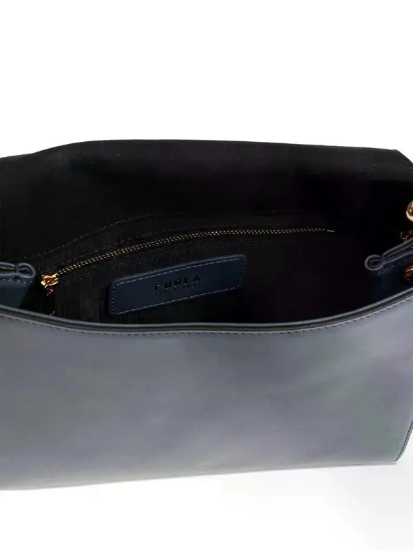 Furla Domus Round-hardware Tote Bag - Blue