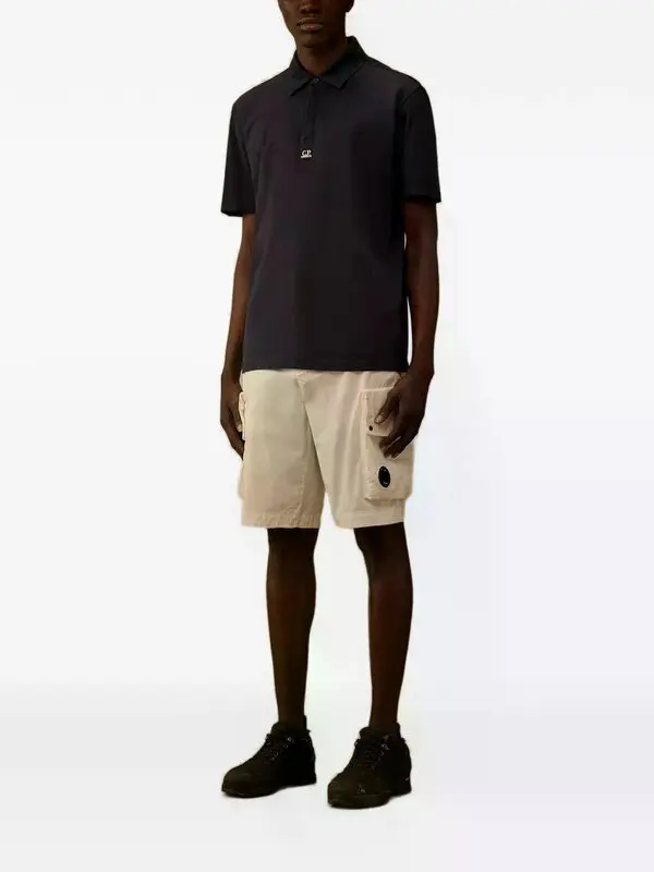 C.P. COMPANY Cotton Polo Shirt - Blue