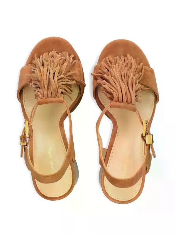 Michael Kors Indra Tassel Platform Sandals