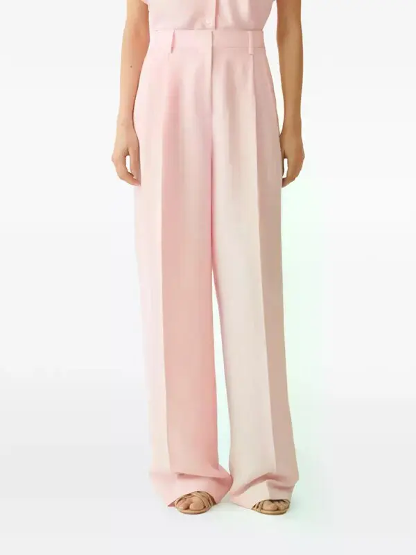 Fabiana Filippi Double-pleat Wide-leg Trousers