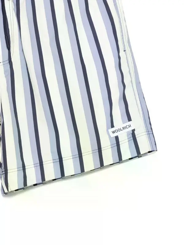 Woolrich Striped Swim Shorts - White