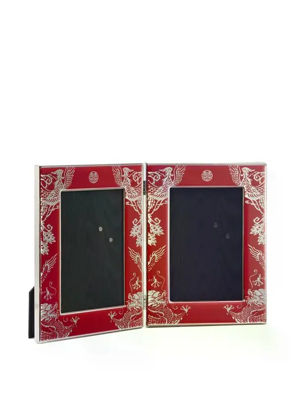 Shanghai Tang Tang Double Photo Frame - Red