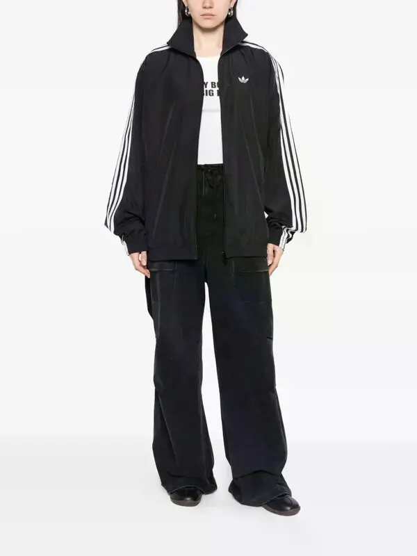 Adidas Logo Detail Zip Sweatshirt