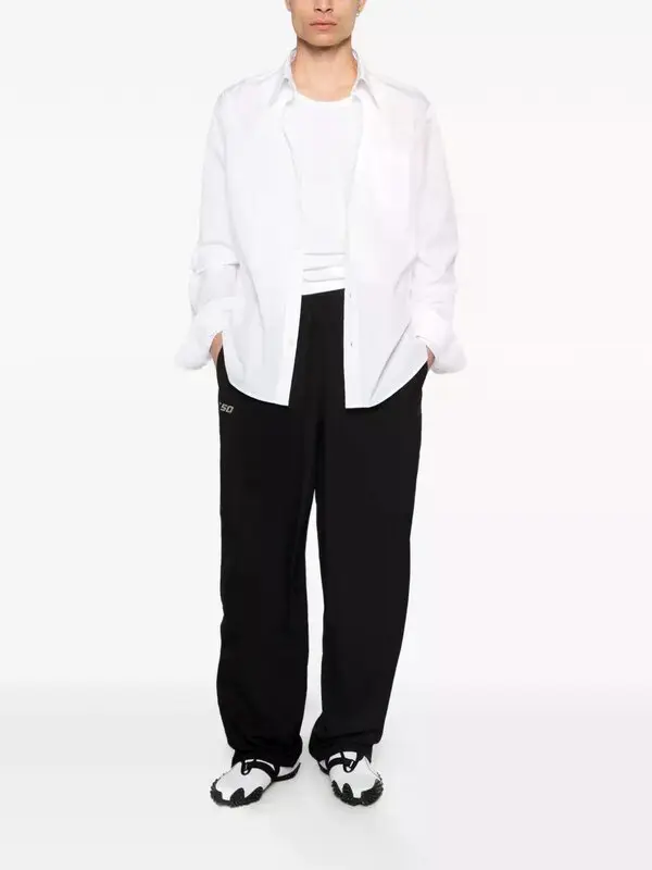 Adidas Elasticated Waistband Trousers With Piping