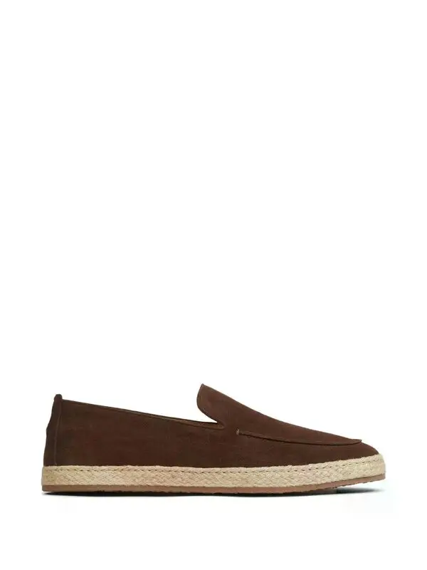 HENDERSON BARACCO Suede Slip-on Loafers - Brown