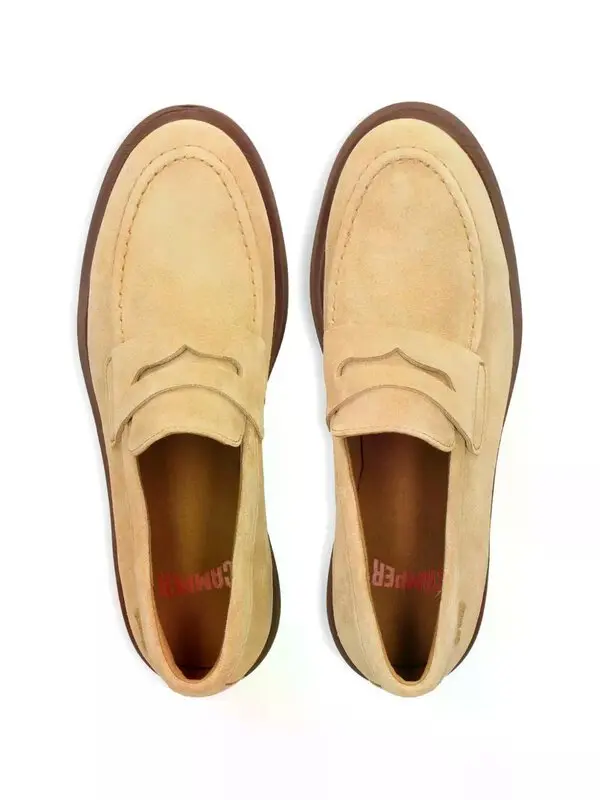Camper Norman Penny Strap Loafers - Neutrals