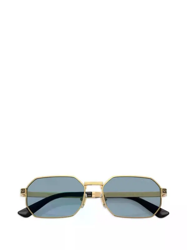 Versace Greca Detail Octagonal Sunglasses