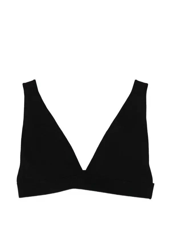 P.a.r.o.s.h Roma V-neck Top - Black