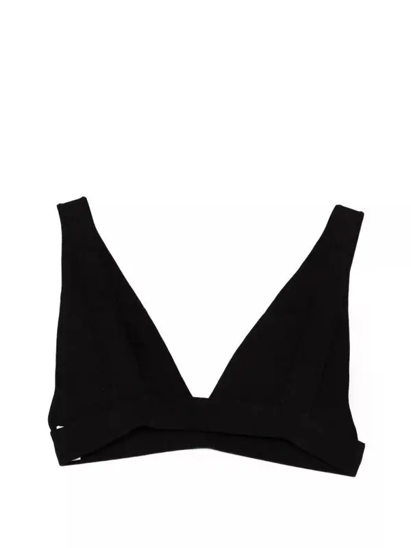 P.a.r.o.s.h Roma V-neck Top - Black