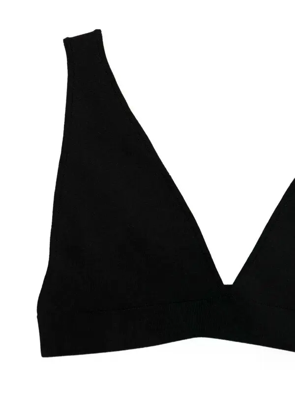 P.a.r.o.s.h Roma V-neck Top - Black