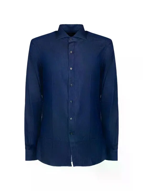 FAY Buttoned Denim Shirt