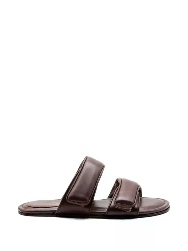 GIABORGHINI Julianne Open Toe Sandals - Brown