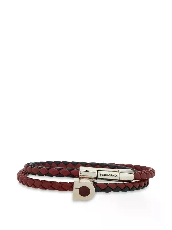 FERRAGAMO Braided Bracelet - Red