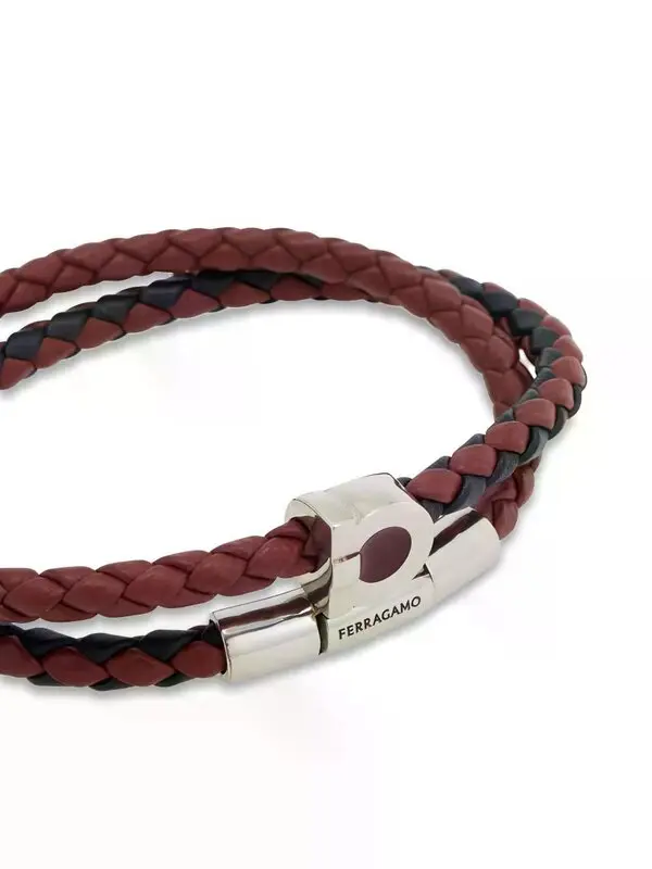 FERRAGAMO Braided Bracelet - Red