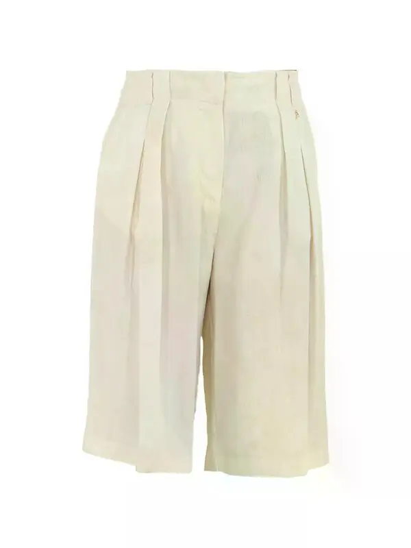 TWINSET Pleated Belted Shorts
