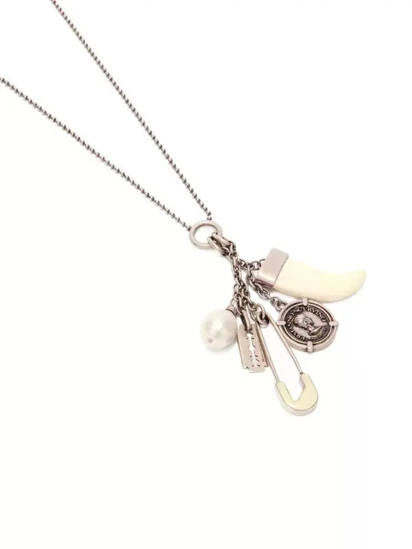 Ermanno Scervino Lucky Charm Pendant Necklace - Silver