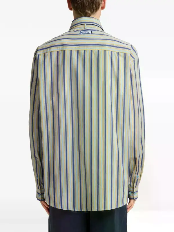 Marni D-ring Striped Shirt