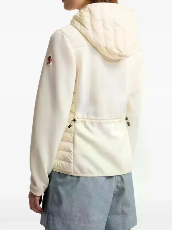 Moncler Quilted Hooded Zip Jacket