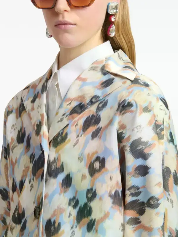 Marni Printed Button Parka Coat