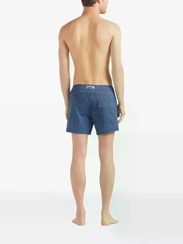 Vilebrequin Patterned Swim Trunks - Blue