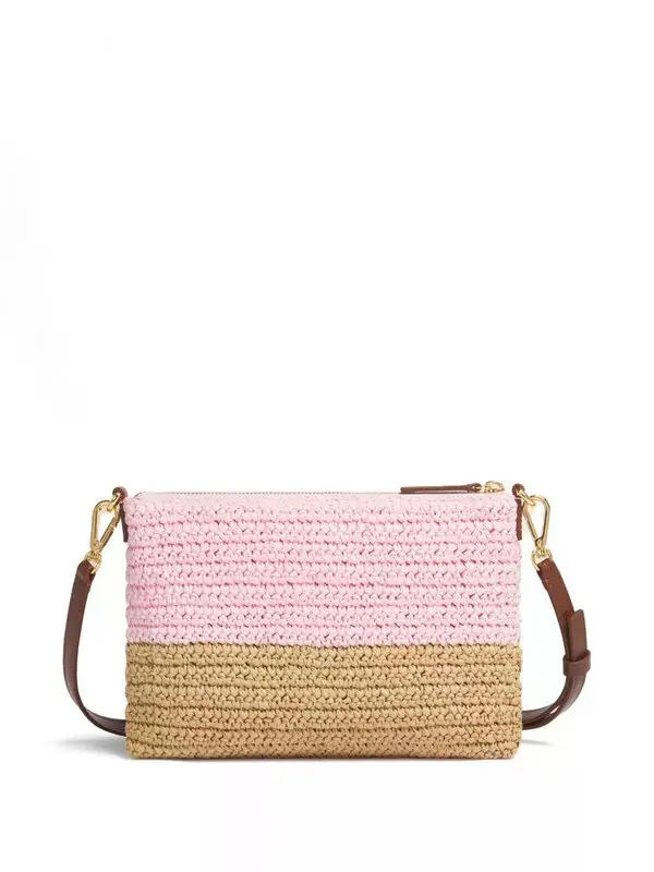Marni Zip Closure Logo Mini Bag - Pink
