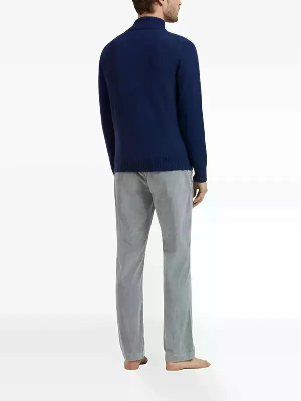 Vilebrequin Logo Jacquard Zip-up Cardigan