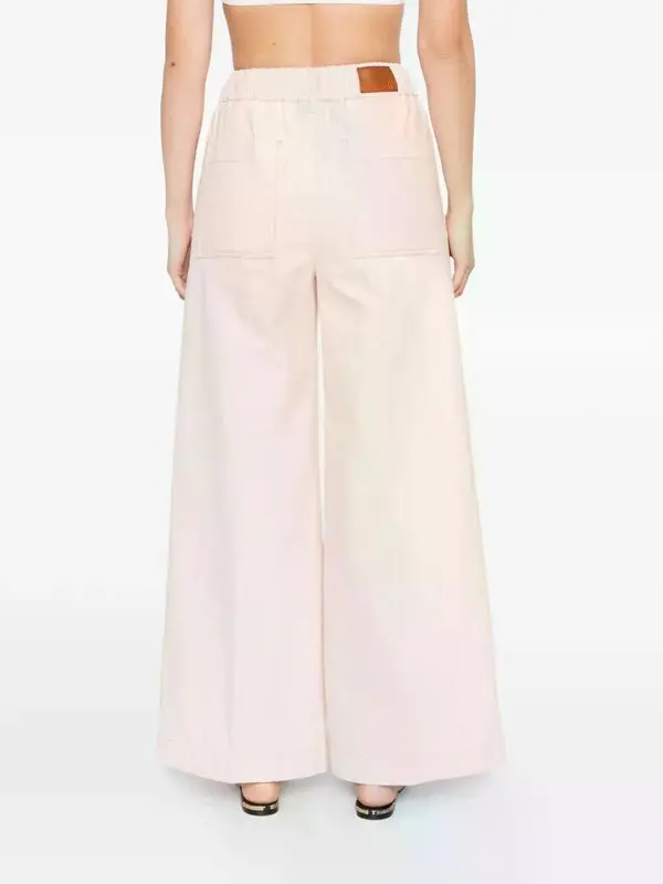 FORTE_FORTE Peony Wide Leg Elasticated Palazzo Pants