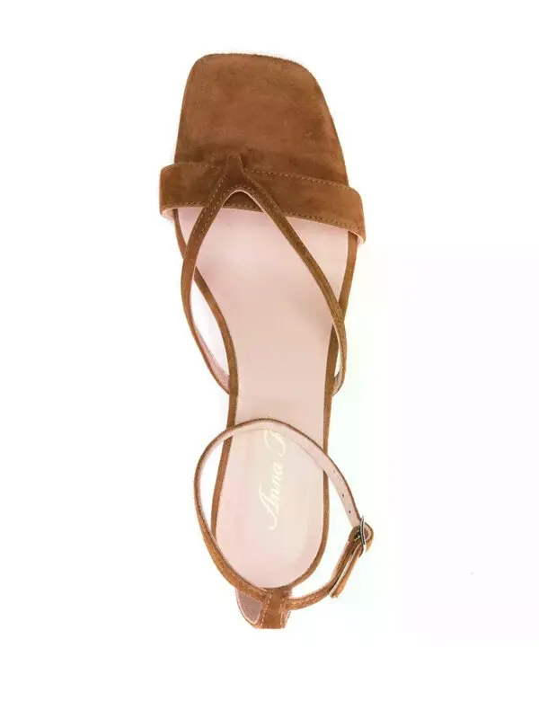 ANNA F. Suede Sandals