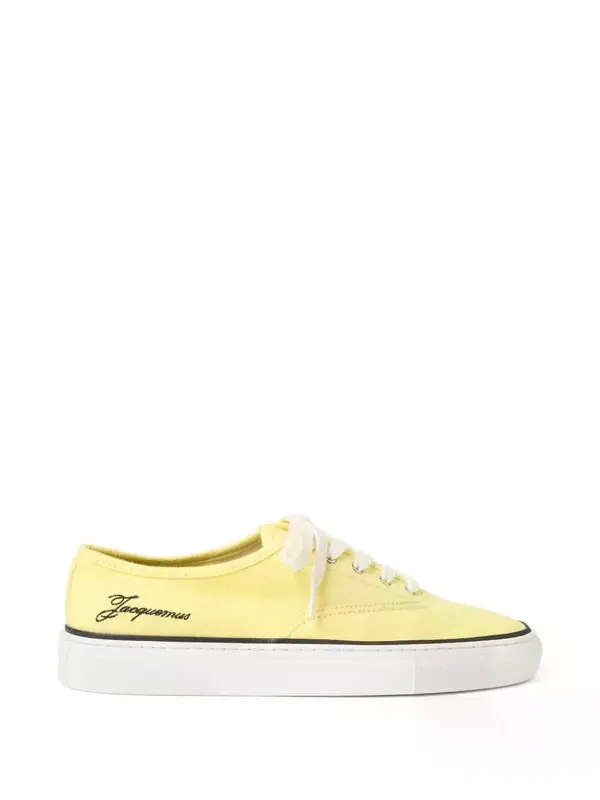 Jacquemus Féfé Logo-embroidered Sneakers - Yellow
