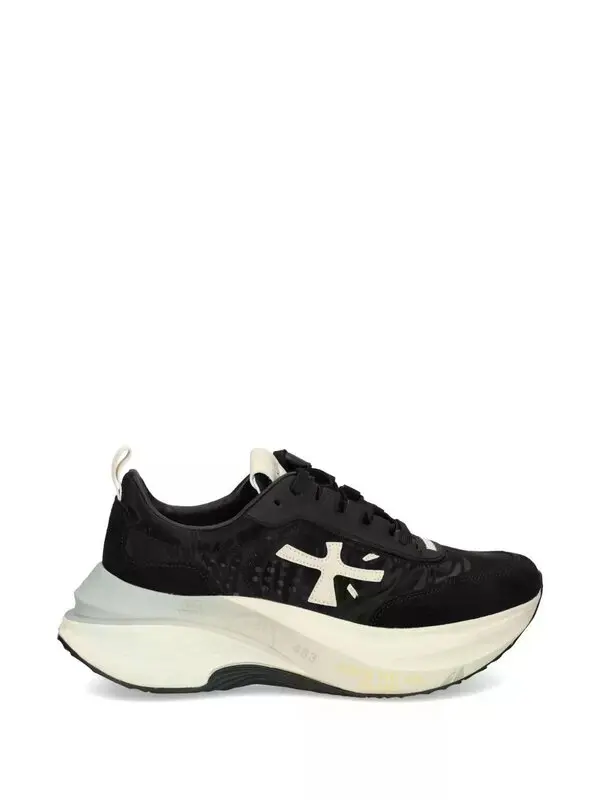 Premiata Hill Logo Detail Sneakers