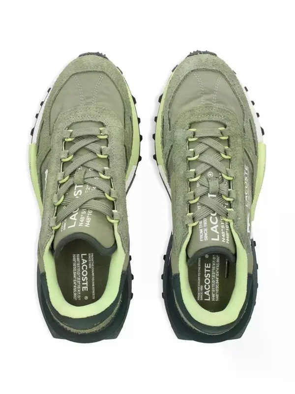 Lacoste Textured Low-top Sneakers - Green