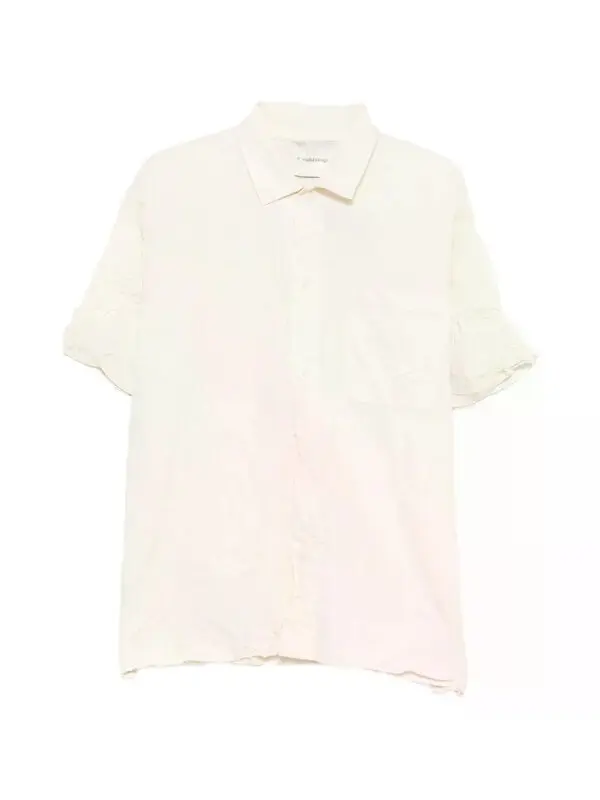 GONGDID DESIGN Crinkled Textured Shirt
