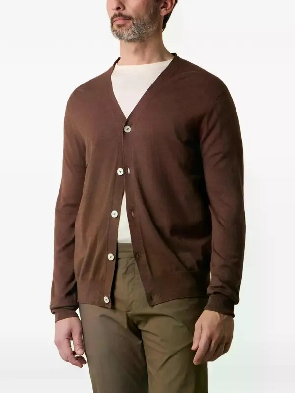 Brooks Brothers V-neck Ribbed Cardigan