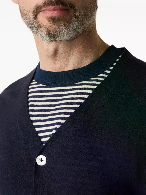 Brooks Brothers V-neck Ribbed Cardigan