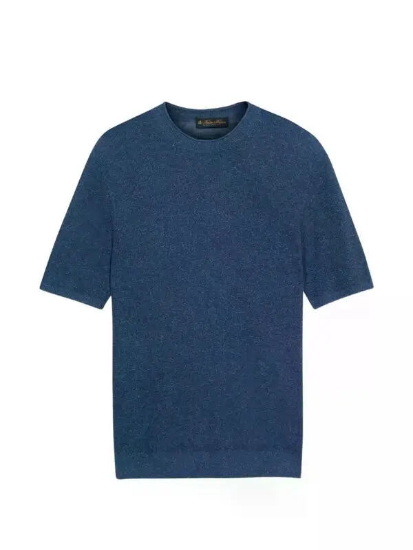 Brooks Brothers Crew-neck Knitted T-shirt - Blue
