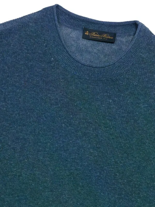 Brooks Brothers Crew-neck Knitted T-shirt - Blue