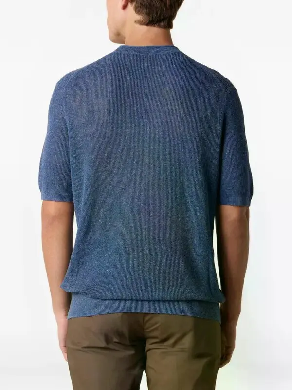 Brooks Brothers Crew-neck Knitted T-shirt - Blue