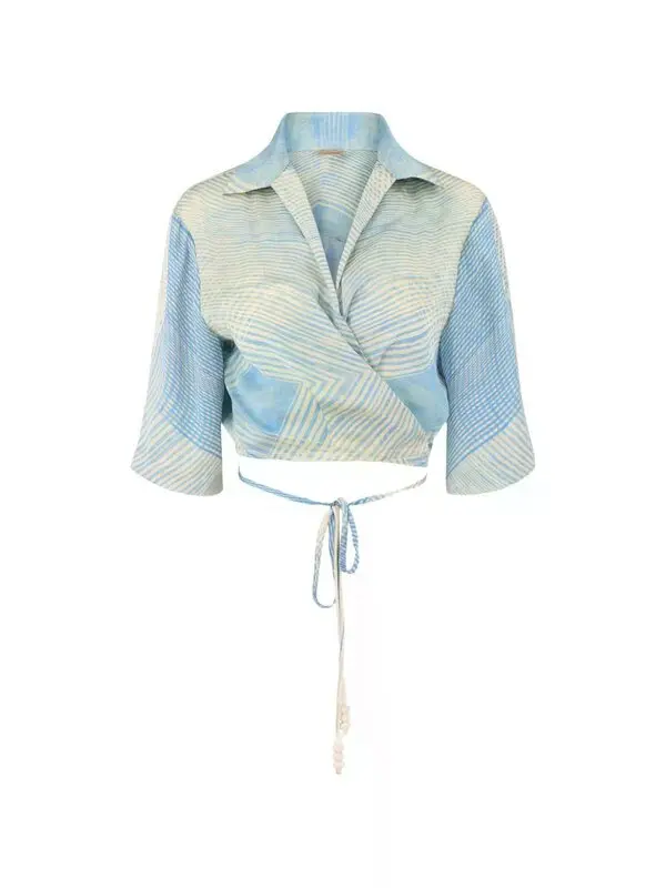 Alexis Liari Tie Crop Top
