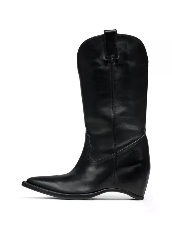 MAISON MARGIELA Heel-less Western Boots - Black