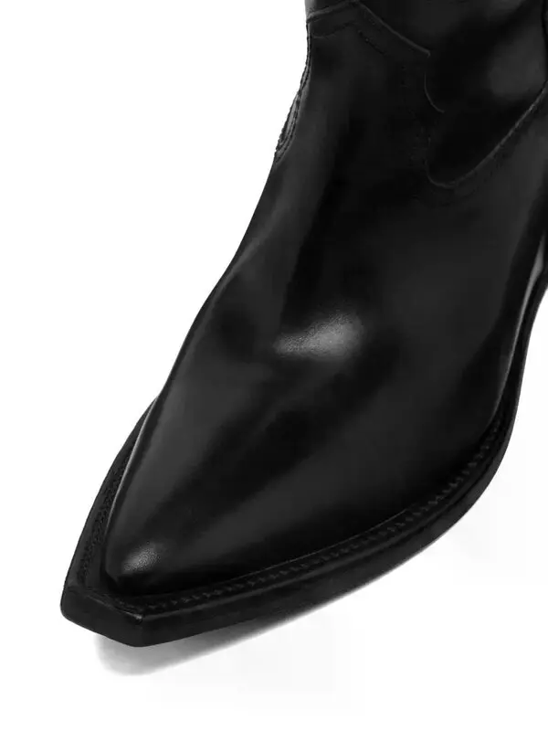 MAISON MARGIELA Heel-less Western Boots - Black