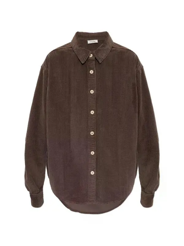 American Vintage Padow Corduroy Button-down Shirt