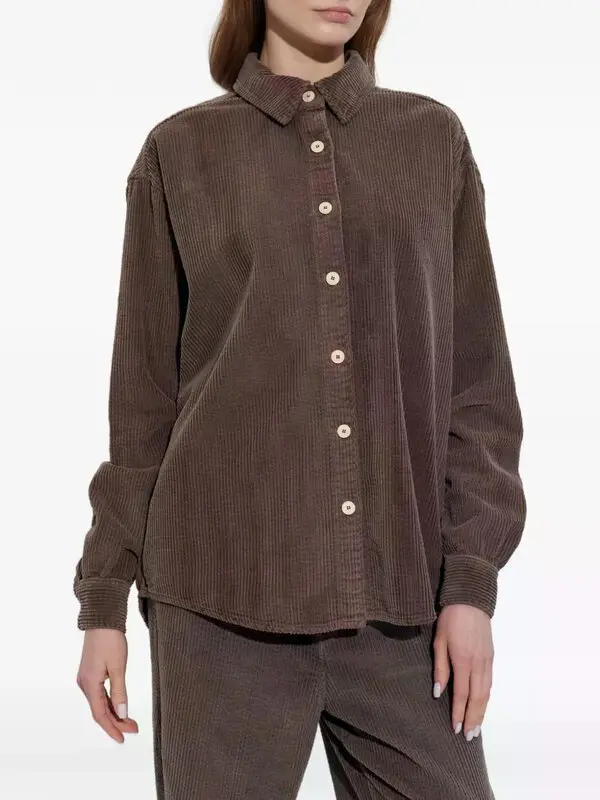 American Vintage Padow Corduroy Button-down Shirt