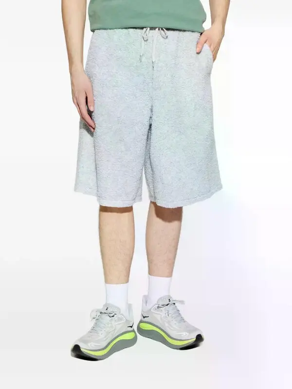 American Vintage Faux-shearling Drawstring Shorts