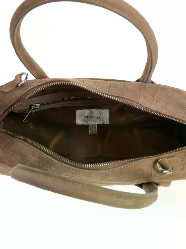 GESTUZ Crocodile-effect Tote Bag
