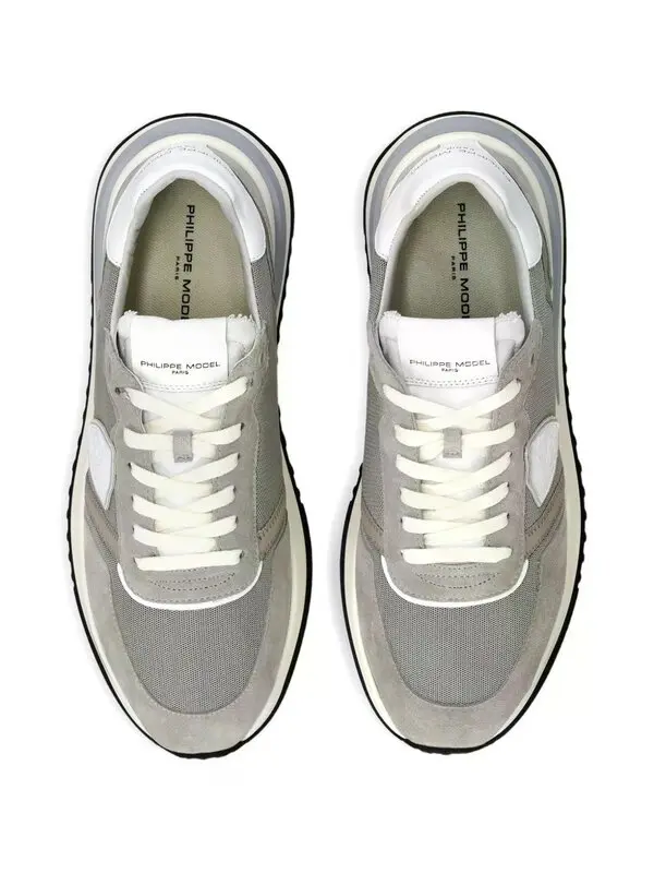 Philippe Model Tropez 2.1 Shield Patch Sneakers - Grey