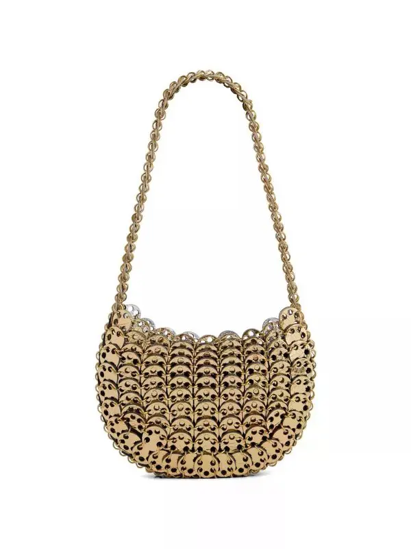 Rabanne Chainmail Effect Disc Shoulder Bag