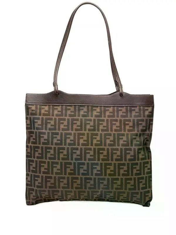 Fendi 20th Century Zucca Canvas Tote Bag - Brown