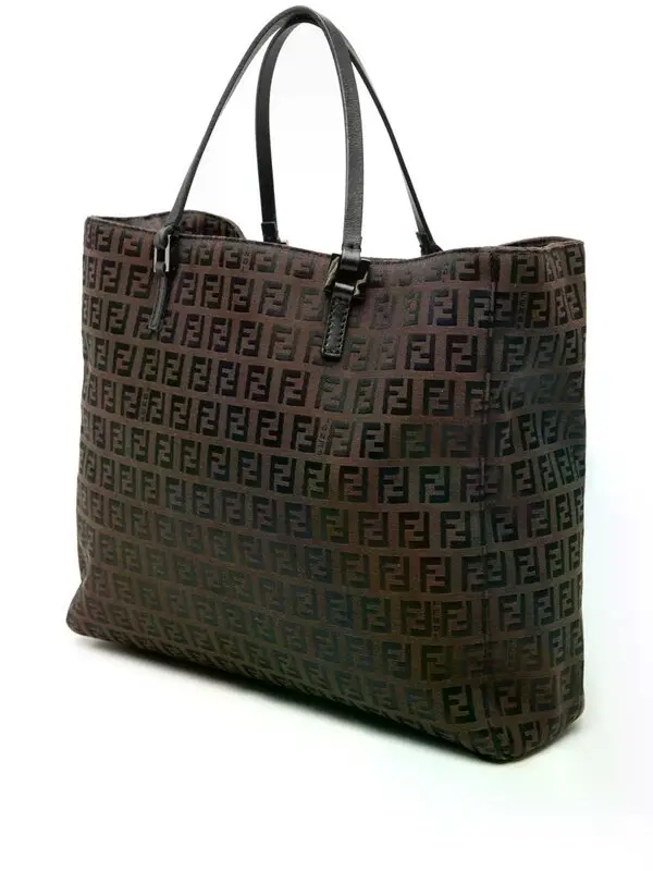 Fendi Zucchino Canvas Tote Bag