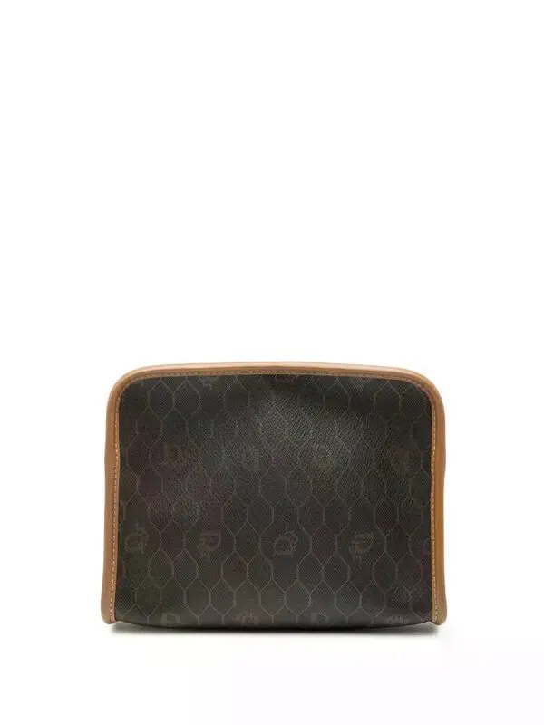 Dior Honeycomb Coated Canvas Pouch